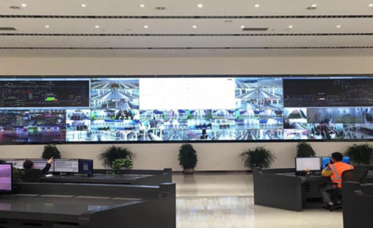 Shenyang Station Data Center Video Wall Solution - BRWall Video Wall ...